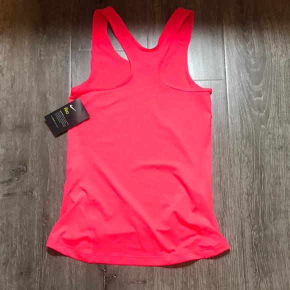 Nike | Tops | Nike Pro Neon Pink Tank Top Dri Fit | Poshmark